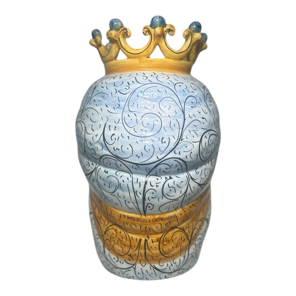 Couple of Teste di Moro With Crown 37cm Caltagirone Ceramic – Made In ...
