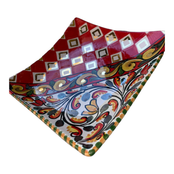 Pocket emptier Elite series Caltagirone Ceramic With Pure Gold Enamel ...