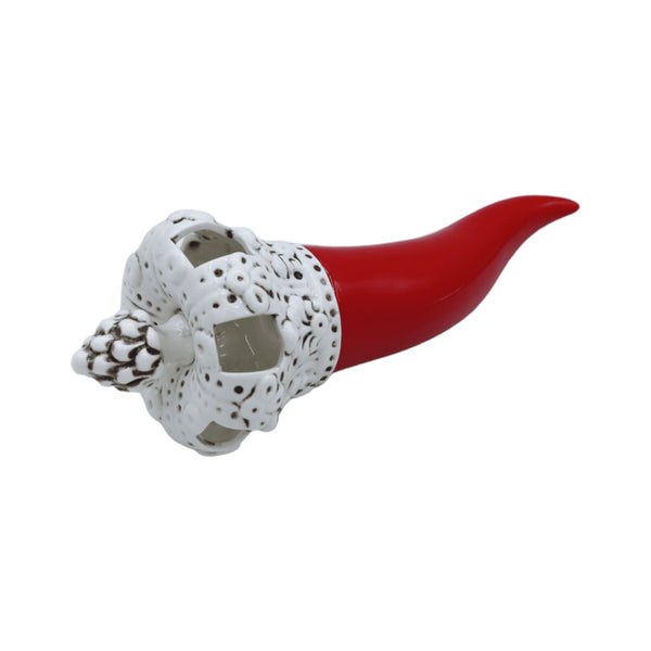 Cornicello With White Crown 28cm – Made In Eatalia