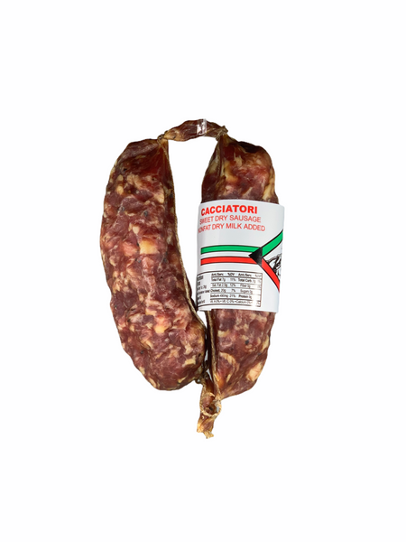 Cacciatorini, hunter’ s style Dry sausage, 2 links approximately 0.45 ...